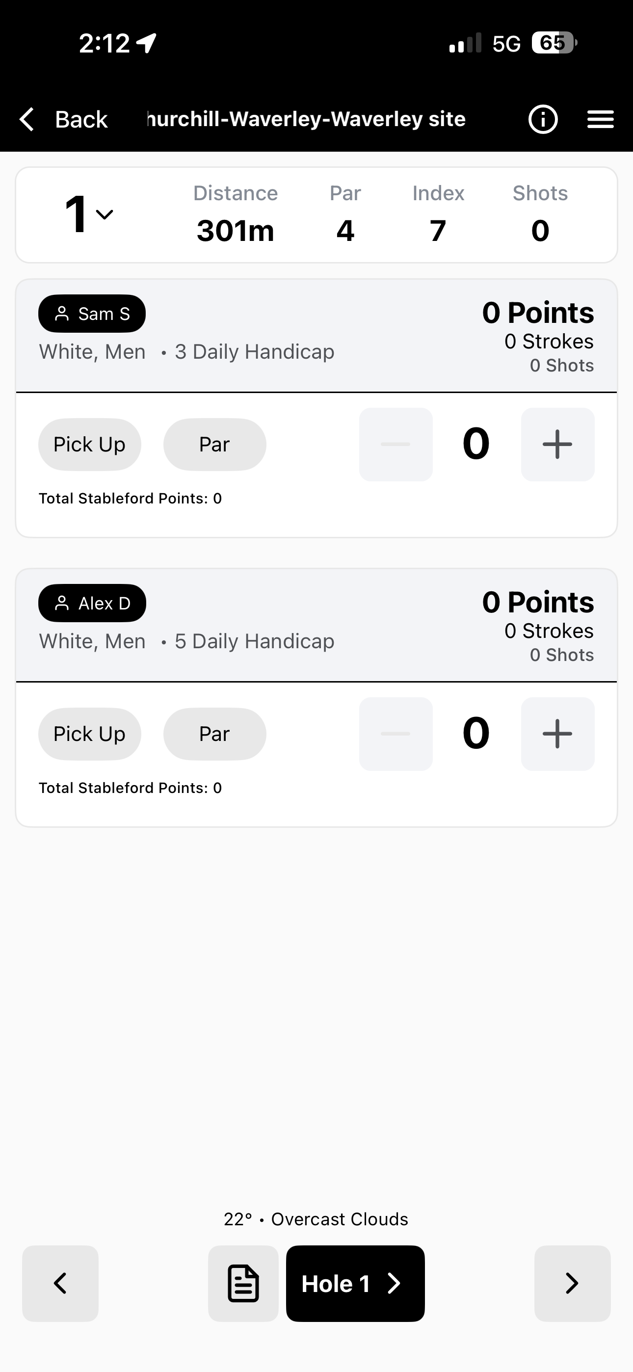 Live Scoring – Future Golf Support